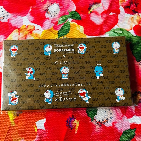 Gucci | Office | Gucci X Doraemon Notepad 22 Sealed Package | Poshmark